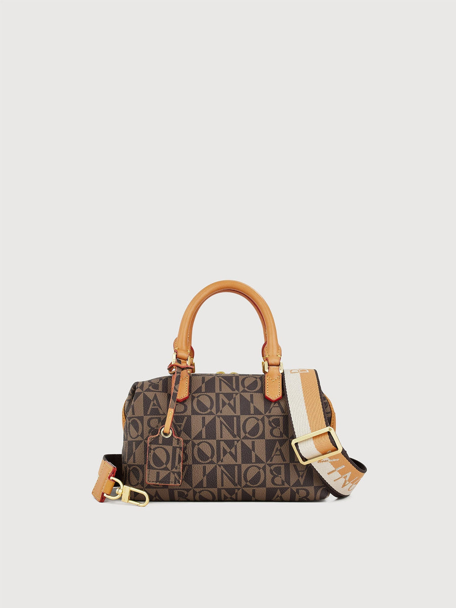Monogram Small Satchel Bag – BONIA International
